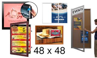 Bold Presentation Solutions: Shop 48x48 Frames – PosterDisplays4Sale