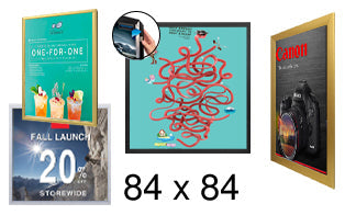 Large Scale Bsuiness Displays: Shop 84x84 Frames – PosterDisplays4Sale