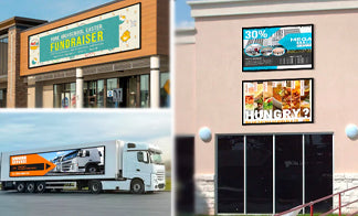 Large Scale Displays: Shop Banner-Stretch™ Snap Frames – Slim Profile ...