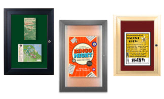 Secure & Bright Displays: Shop LED Illuminated Outdoor Enclosed Poster ...
