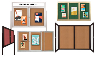Secure & Professional Displays: Shop MULTIPLE DOORS - Enclosed Poster ...