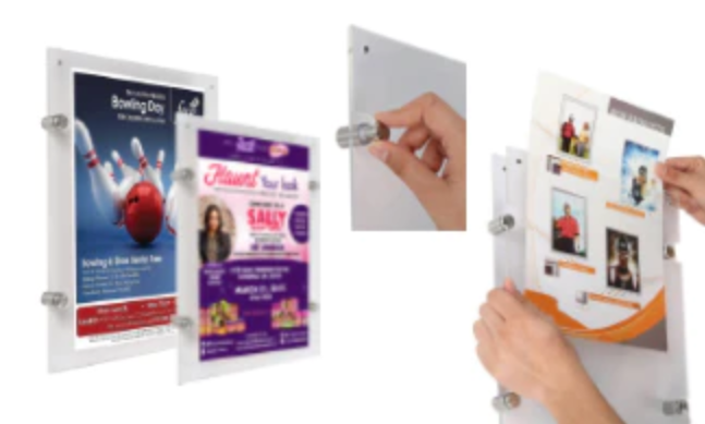 Modern Displays for Photos & Signage: Shop Acrylic Standoff Frames ...