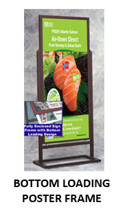 30x40 Weather Warrior Outdoor Sign Holder - Double-Sided Heavy-Duty ...