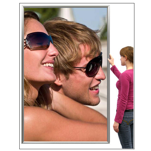 72x84 Extra Large Poster Snap Frames (1 3/4" Security-Style) | Aluminum ...