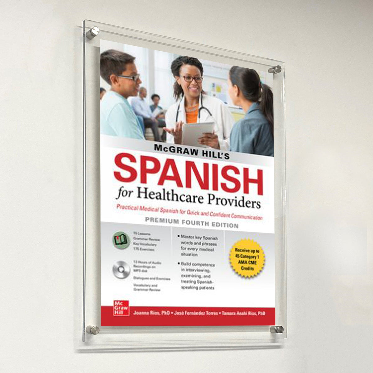 17x22 Standoff Acrylic Wall Sign Holder – PosterDisplays4Sale