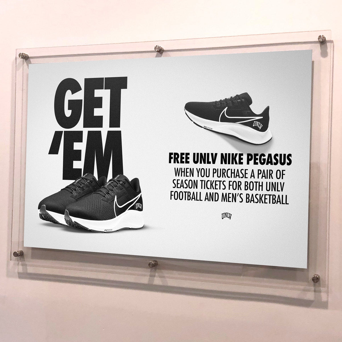 16x20 Standoff Acrylic Wall Sign Holder – PosterDisplays4Sale