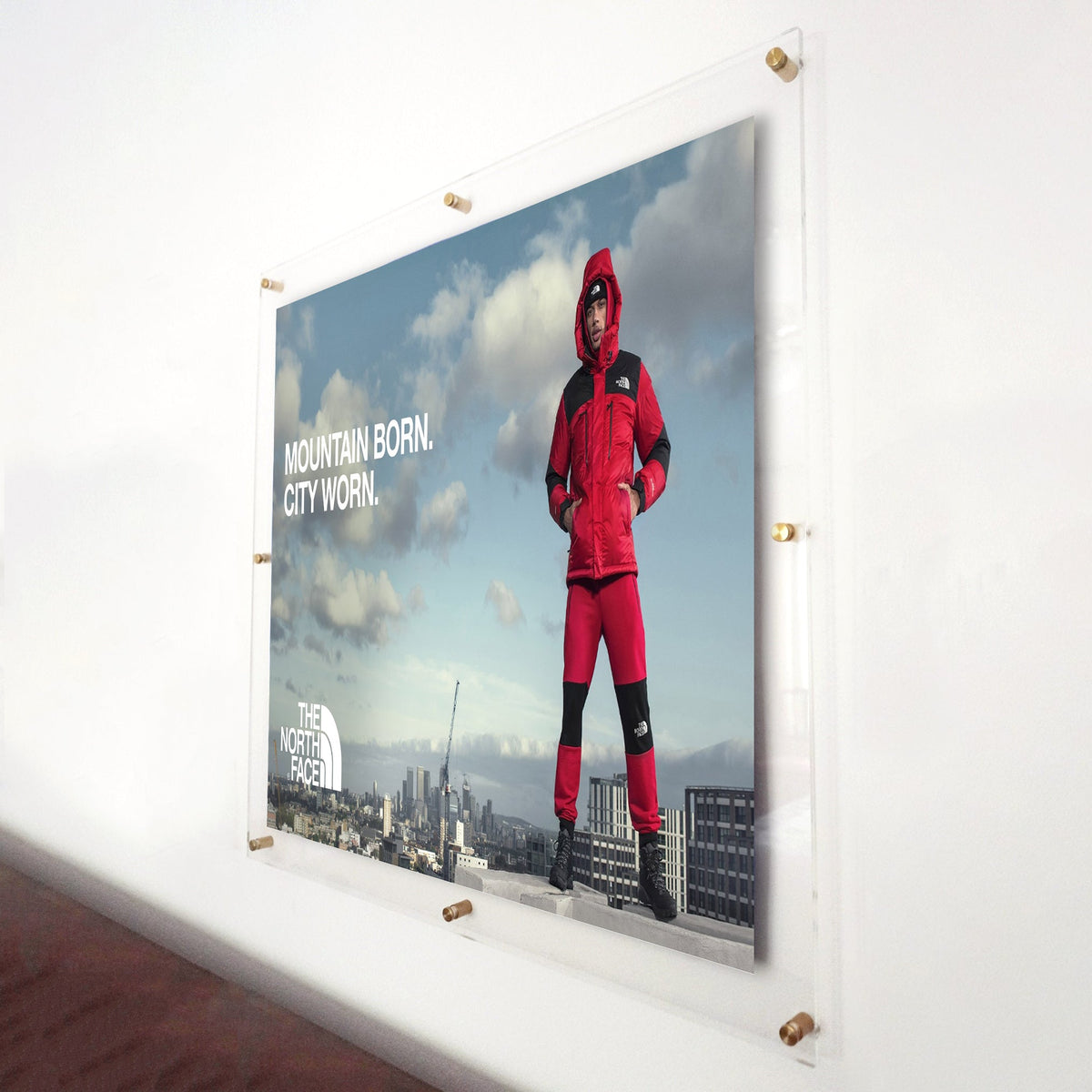 36x36 Standoff Acrylic Wall Sign Holder – PosterDisplays4Sale