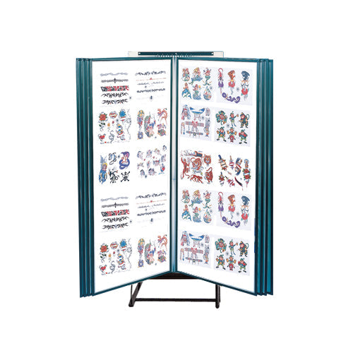 31x73 Swing Panel Flash Art Display Stand 10, 20, 30 Steel Flip Panels ...