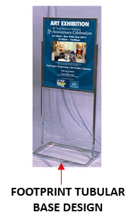 Heavy Duty Economy Sign Holder with Tubular Base (22x28 ...