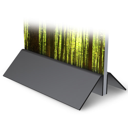 Modern Mount Countertop Poster Board Display Stand Steel Base 12" Wide ...
