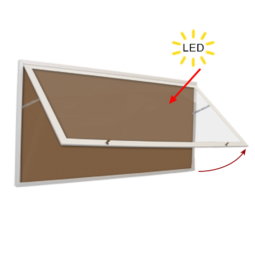 Extra Large Outdoor Poster Display Cases with LED Lights FREE SHIPPING ...