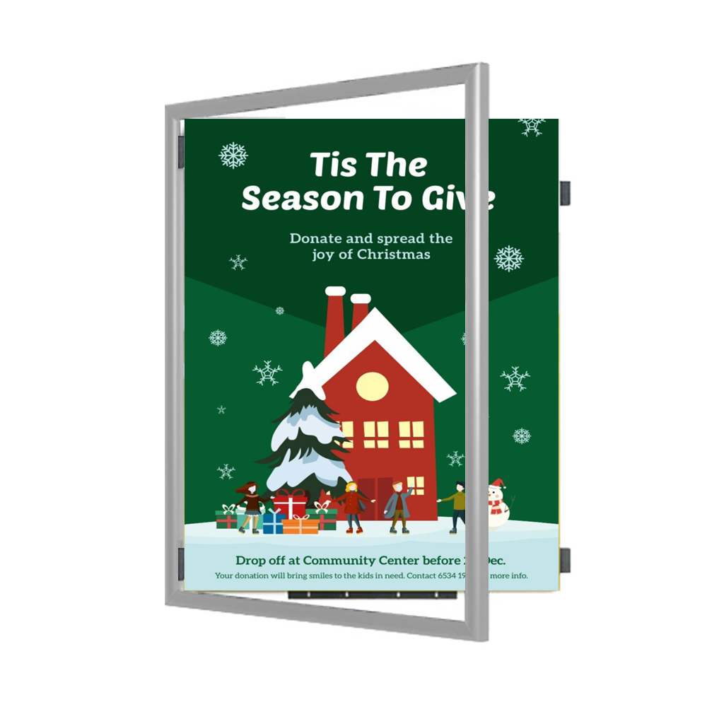 16x16 Frame | SwingFrame Wide Face 16 x 16 Poster Display, Swing Open ...