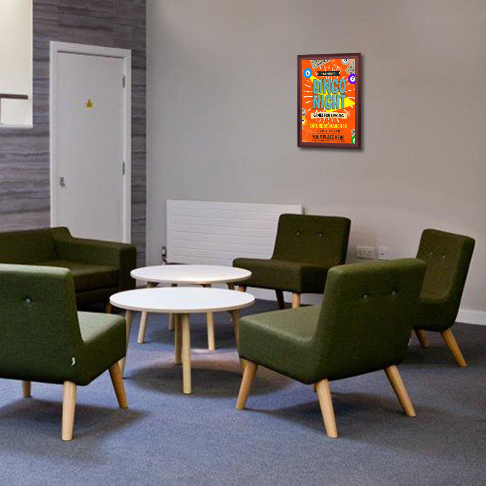 11x17 Frames | Swing Open, SwingFrame #361 Wood Poster Display Frame 11 ...