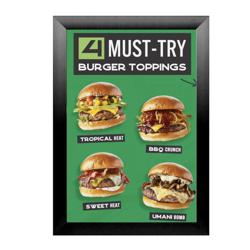 Extra Large 36x96 Poster Snap Frames (2 1/2" Wide Edge Profile ...