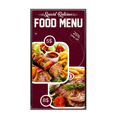 48x60 Extra Large Sign Frame | Economical Slide-In Beveled Metal Frame ...